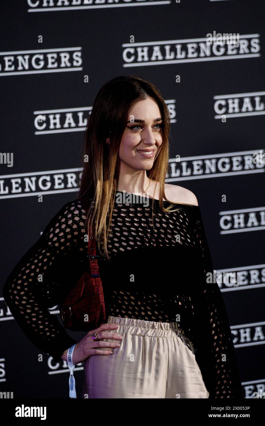 ROME, ITALY - APRIL 08: Giulia Schiavo attends the premiere of "Challengers" at Cinema Barberini ...