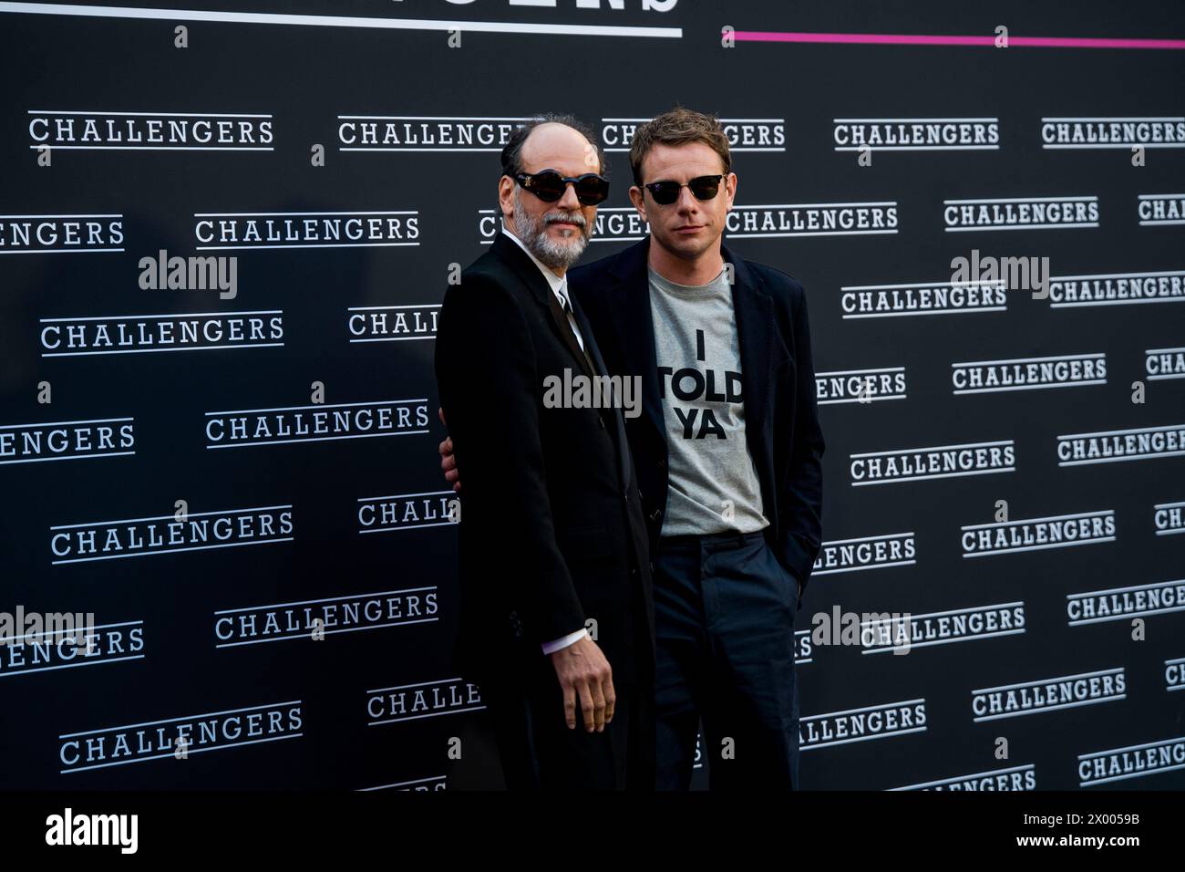 ROME, ITALY - APRIL 08: Luca Guadagnino, Jonathan Anderson and Amy ...