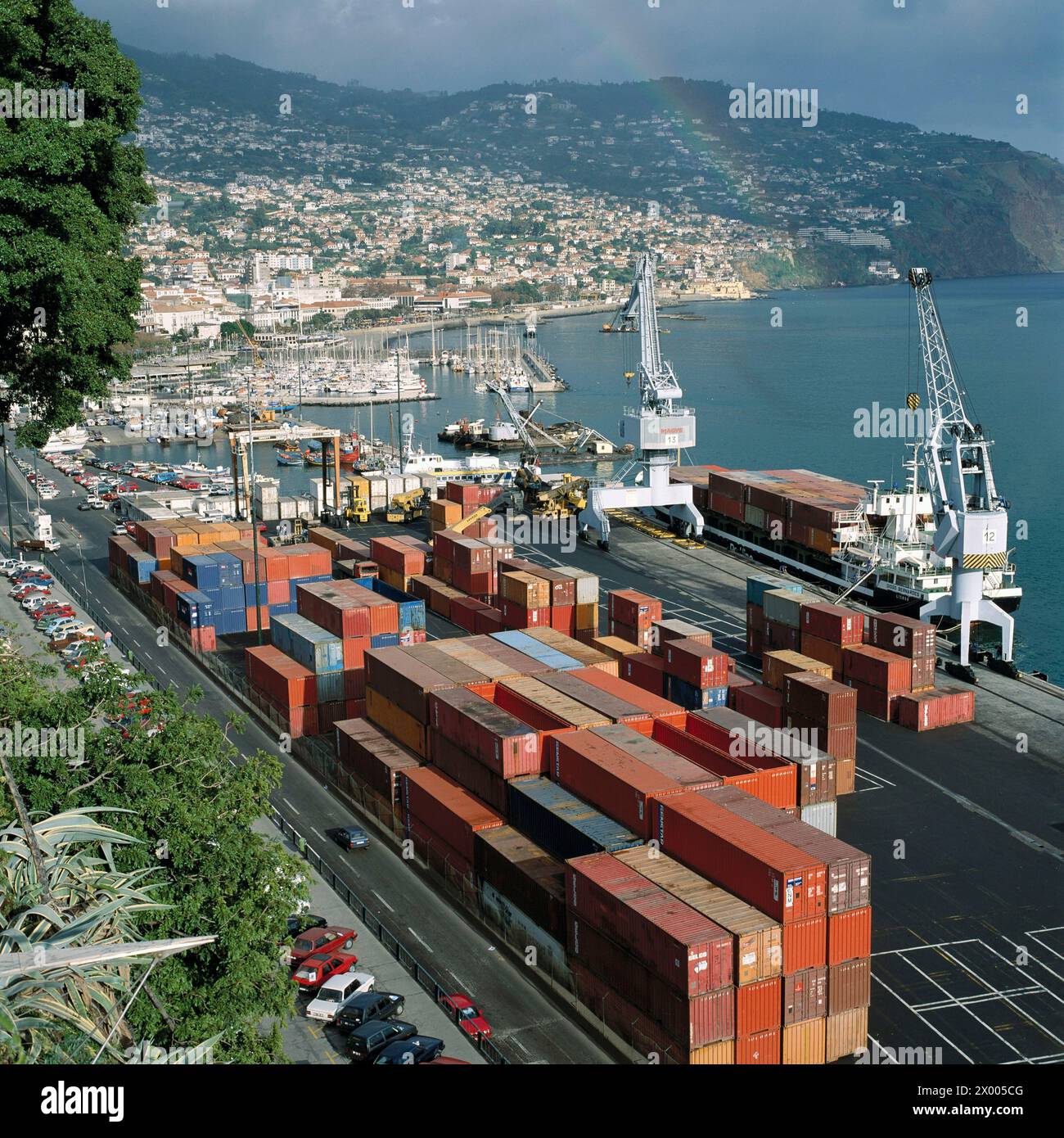 Harbour. Funchal, Madeira Stock Photo - Alamy