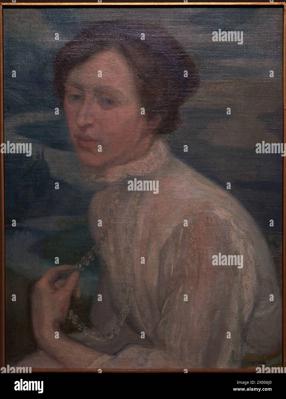 Portrait of Angelina Beloff, 1909, Diego Rivera (1886-1957 Stock Photo ...