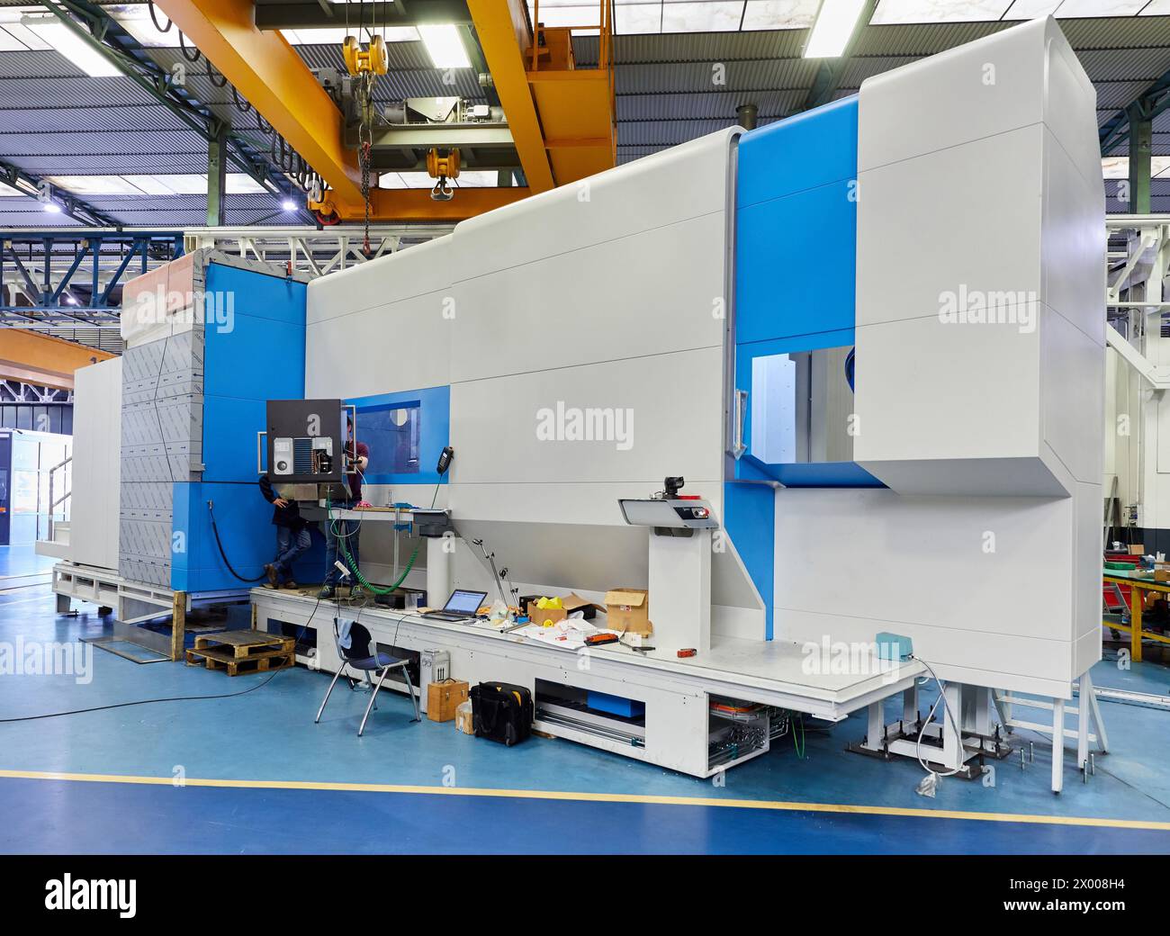 Machining Centre, CNC, Horizontal turning and Milling lathe. Design ...