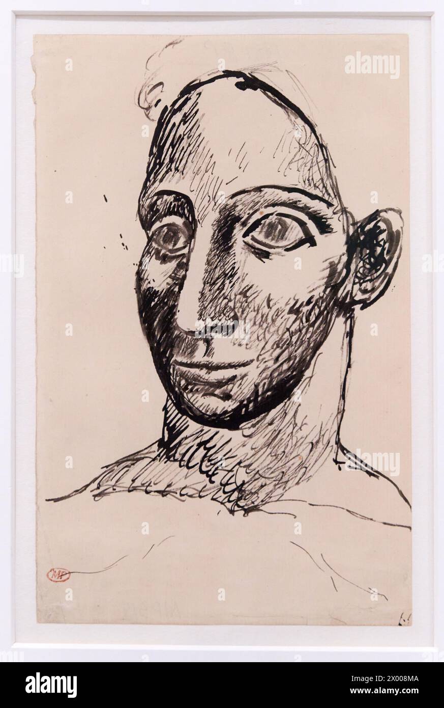 Head, 1906, Pablo Picasso, Reina Sofia Museum, Madrid, Spain, Europe ...