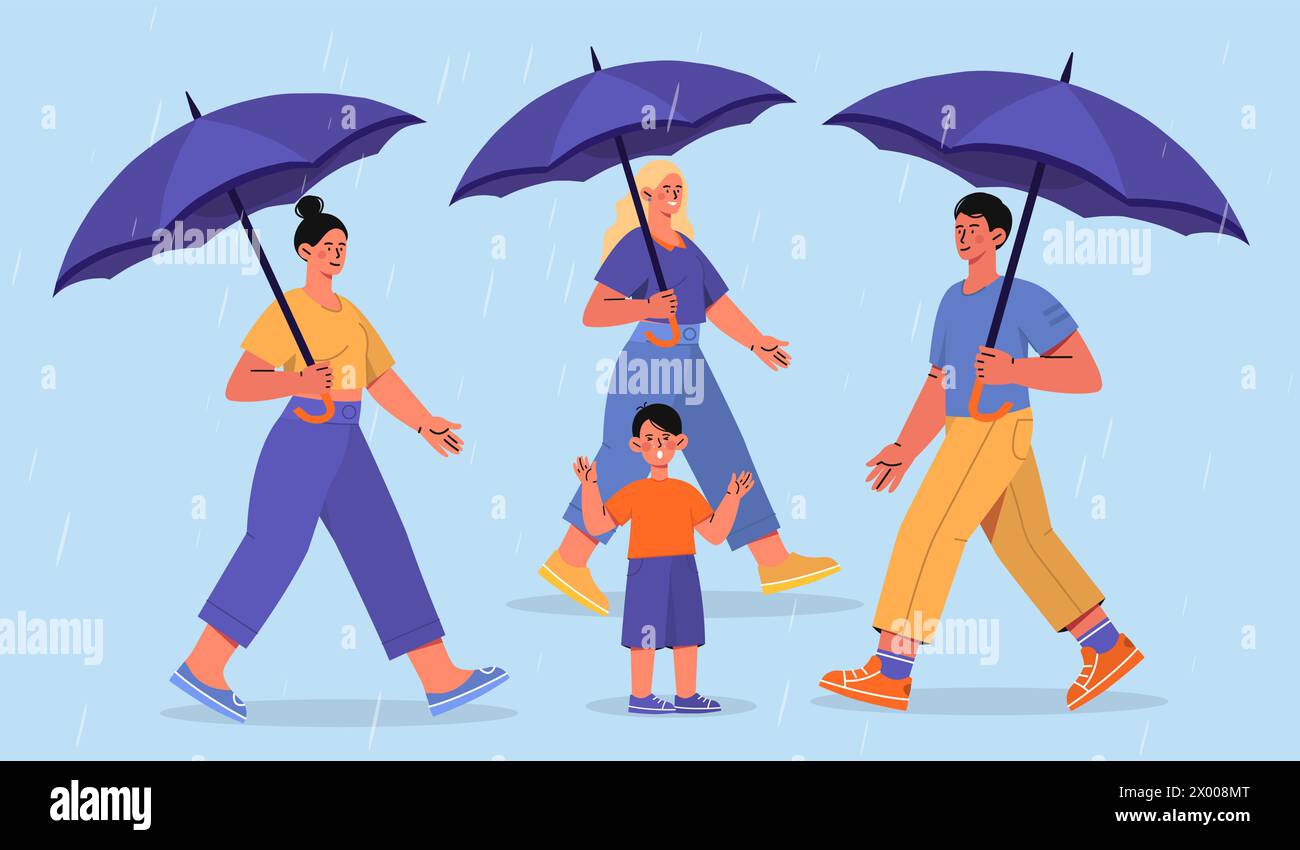 Lost child at street vector Stock Vector Image & Art - Alamy