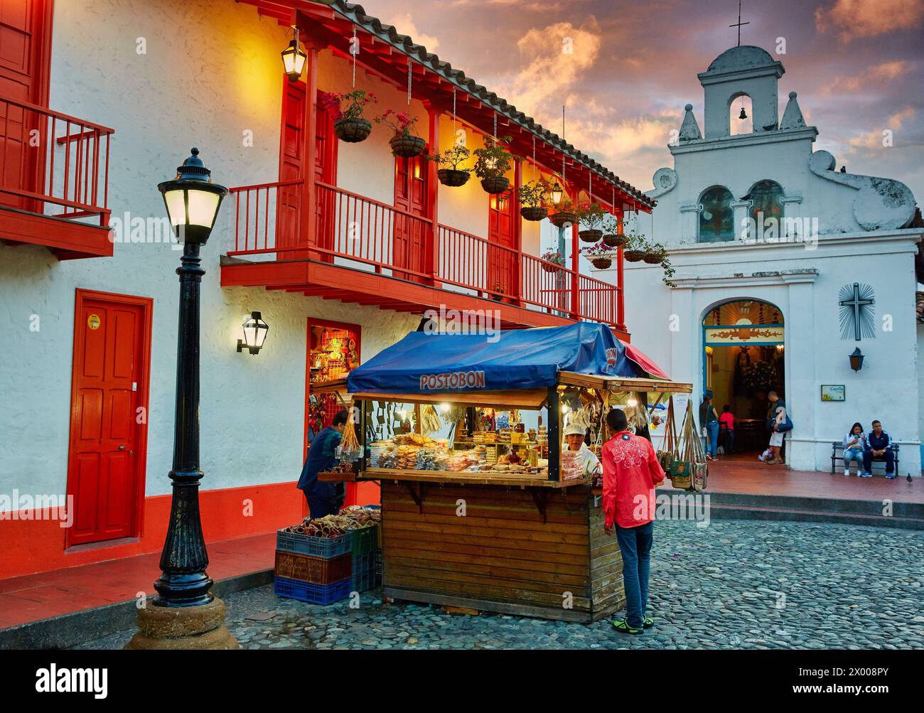 Pueblito Paisa, Cerro Nutibara, Medellin, Antioquia, Colombia, South ...