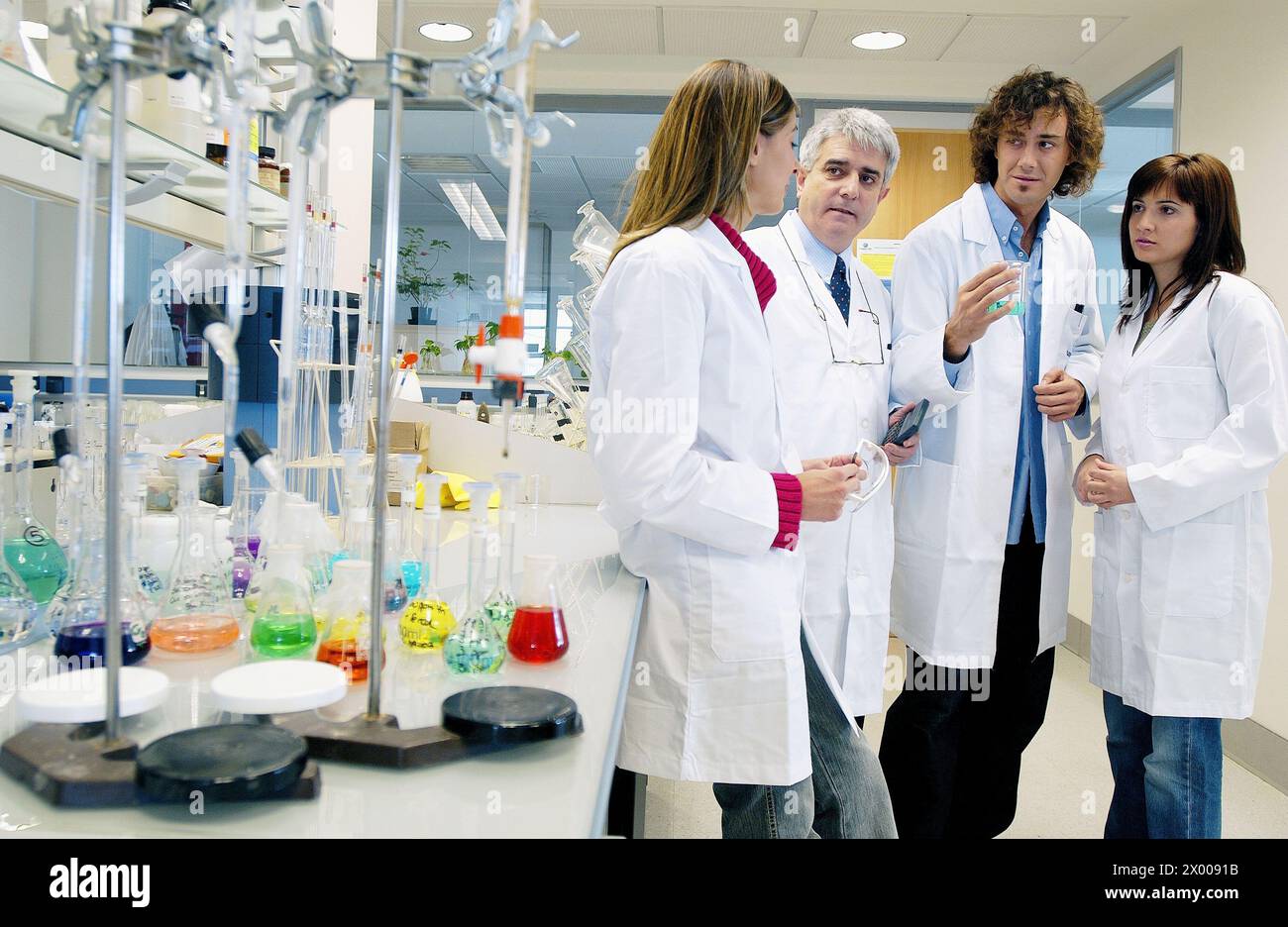 Chemical characterization laboratory Stock Photo - Alamy