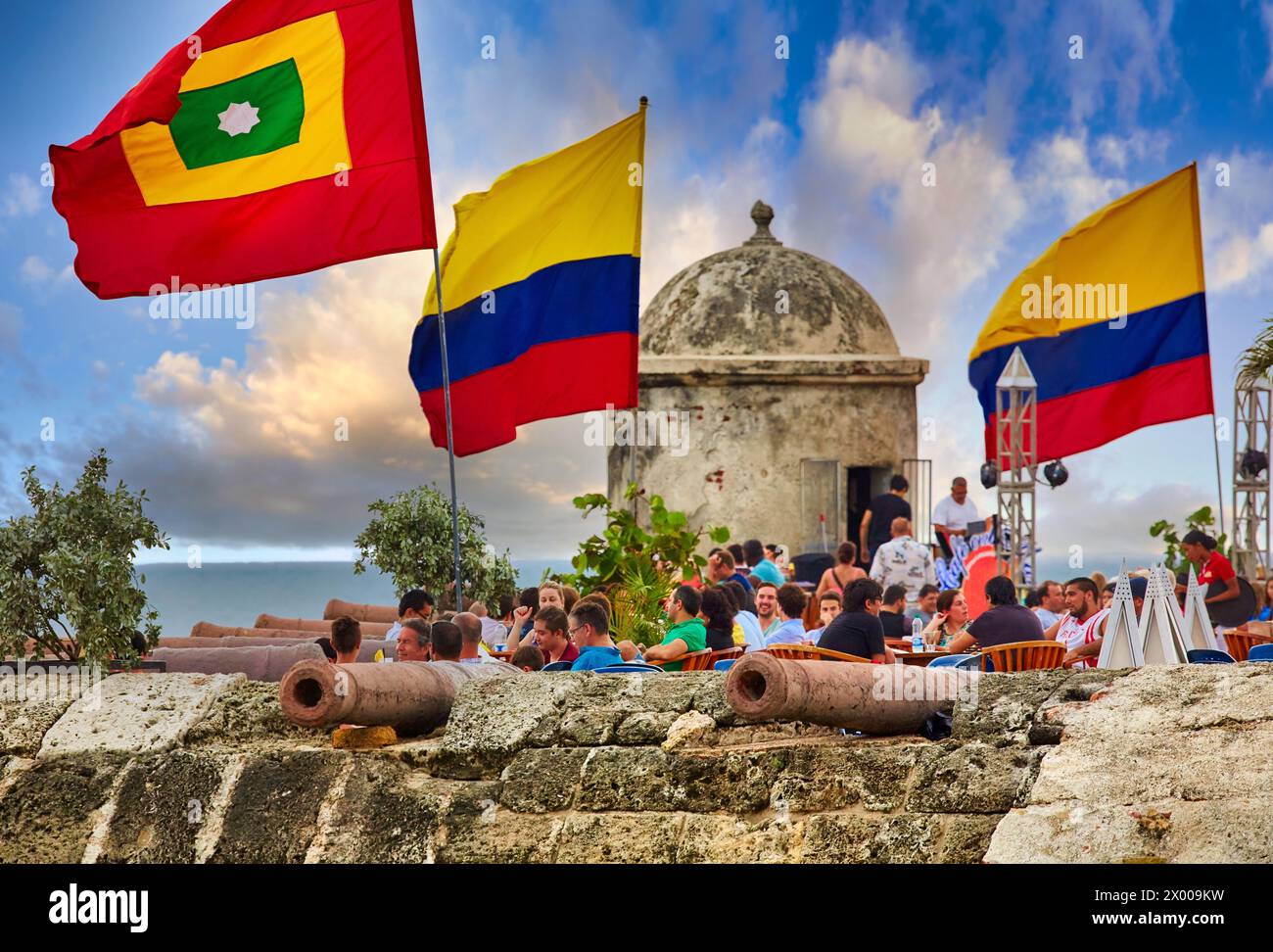 Baluarte de Santo Domingo, Cartagena de Indias, Bolivar, Colombia ...
