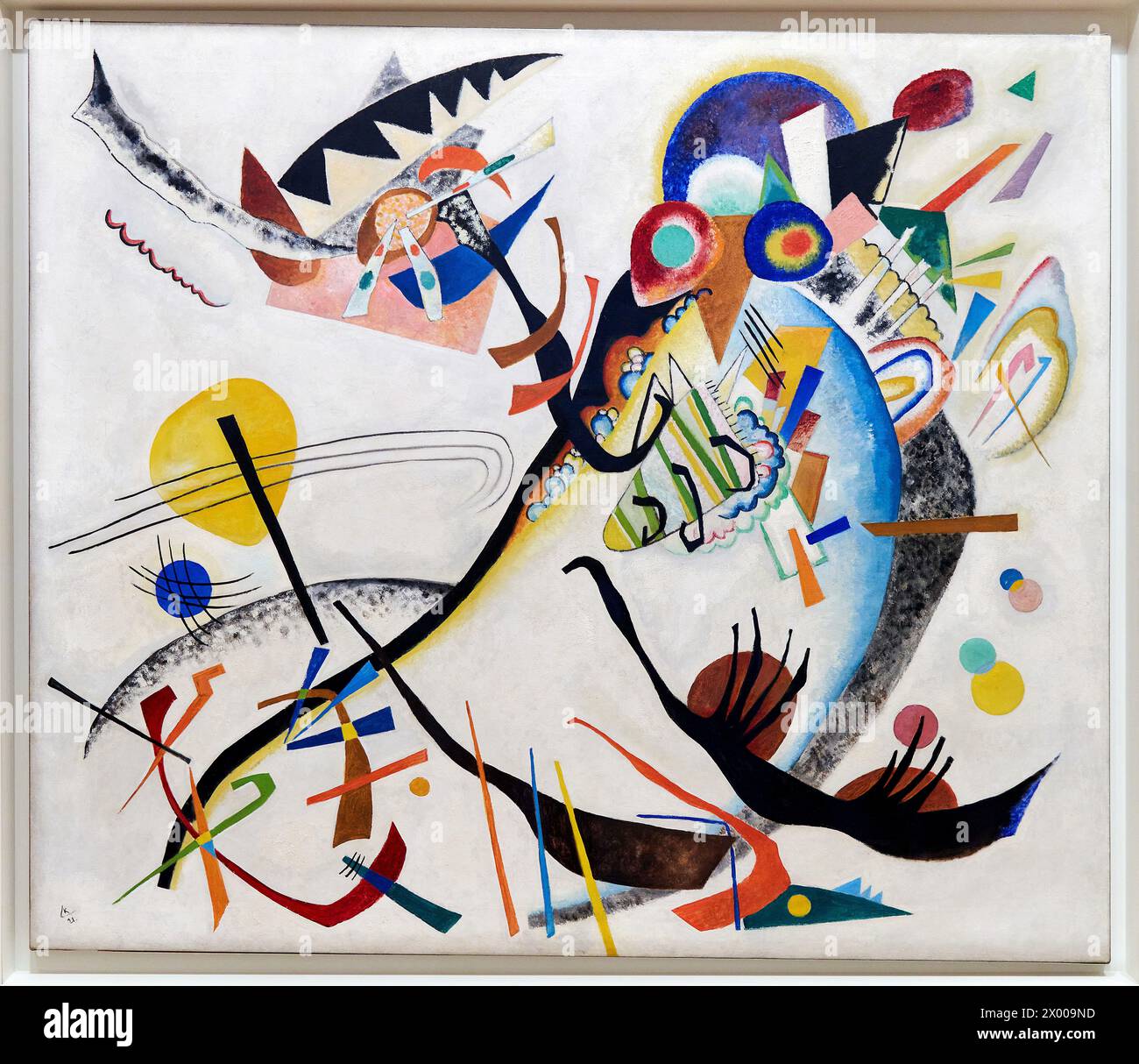 Blue Segment (Siny segment; Blaues Segment), 1921, Vasily Kandinsky (b ...