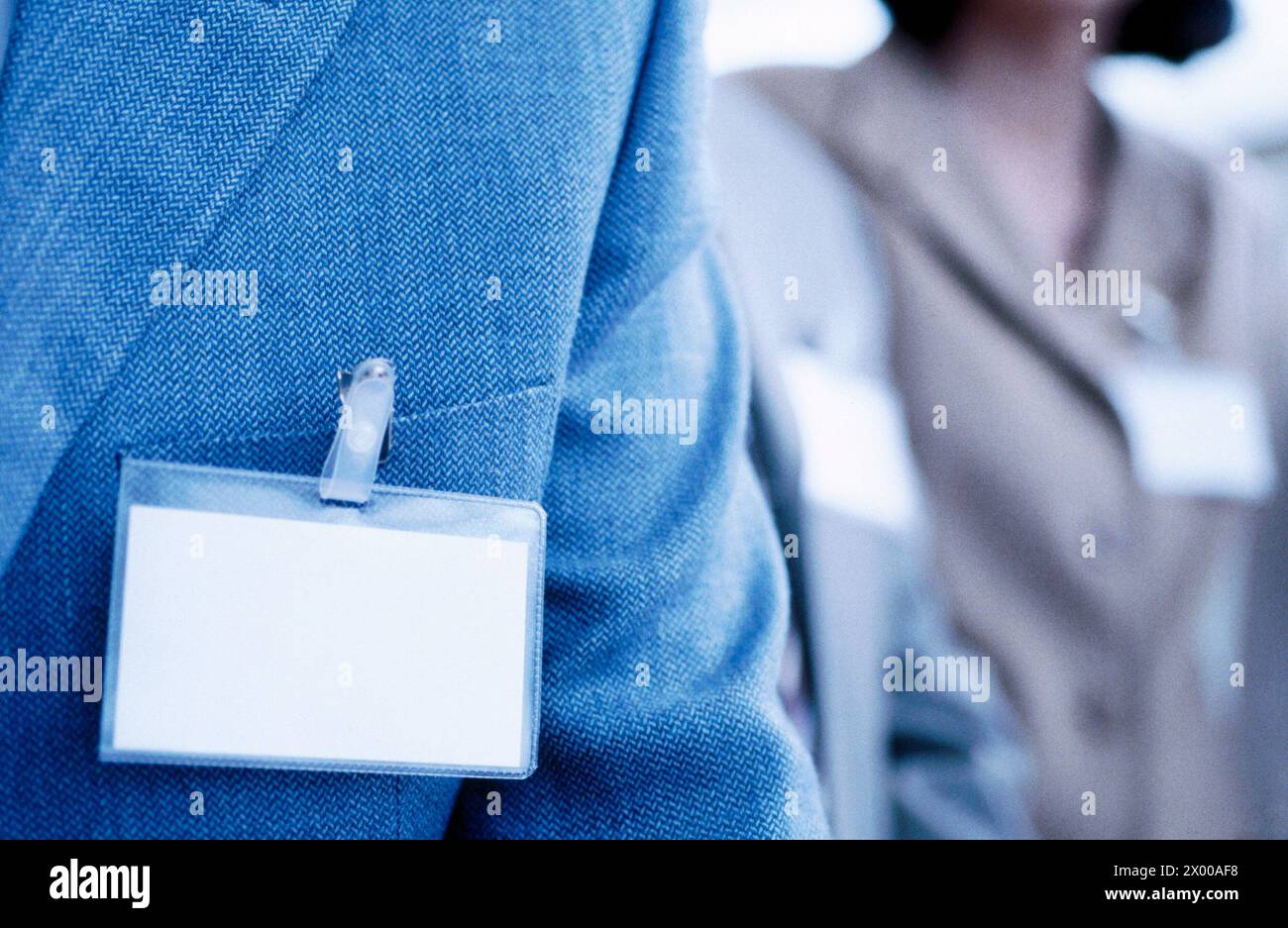Business trade show, ID Cards Stock Photo - Alamy