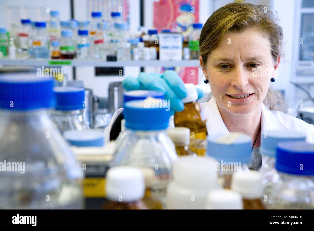 Biopharmaceutical lab, development of new therapeutic molecules based ...