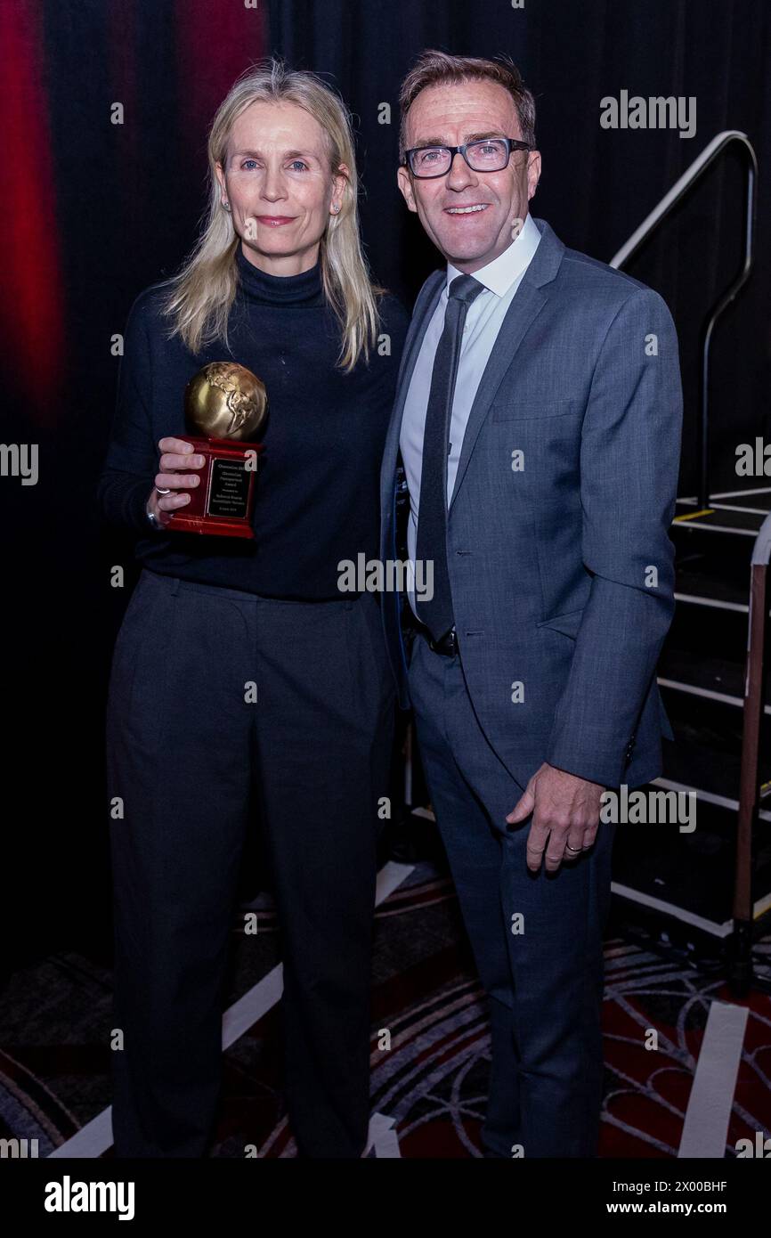 Las Vegas, USA. 08th Apr, 2024. Tony Chambers (L), Senior VP of Studio ...