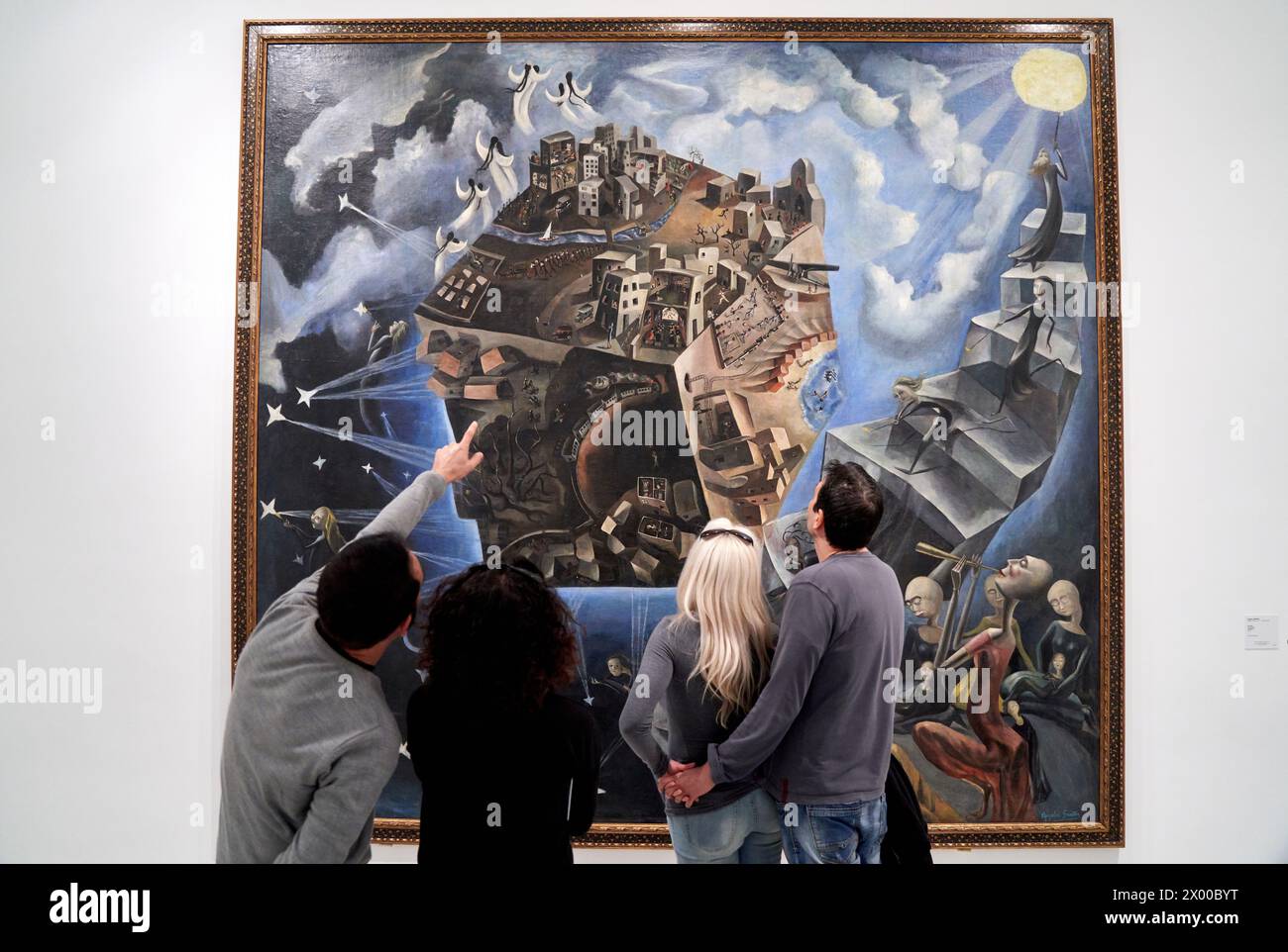 Visitors, A World, 1929, Ángeles Santos (1911-2013), Reina Sofia Museum ...