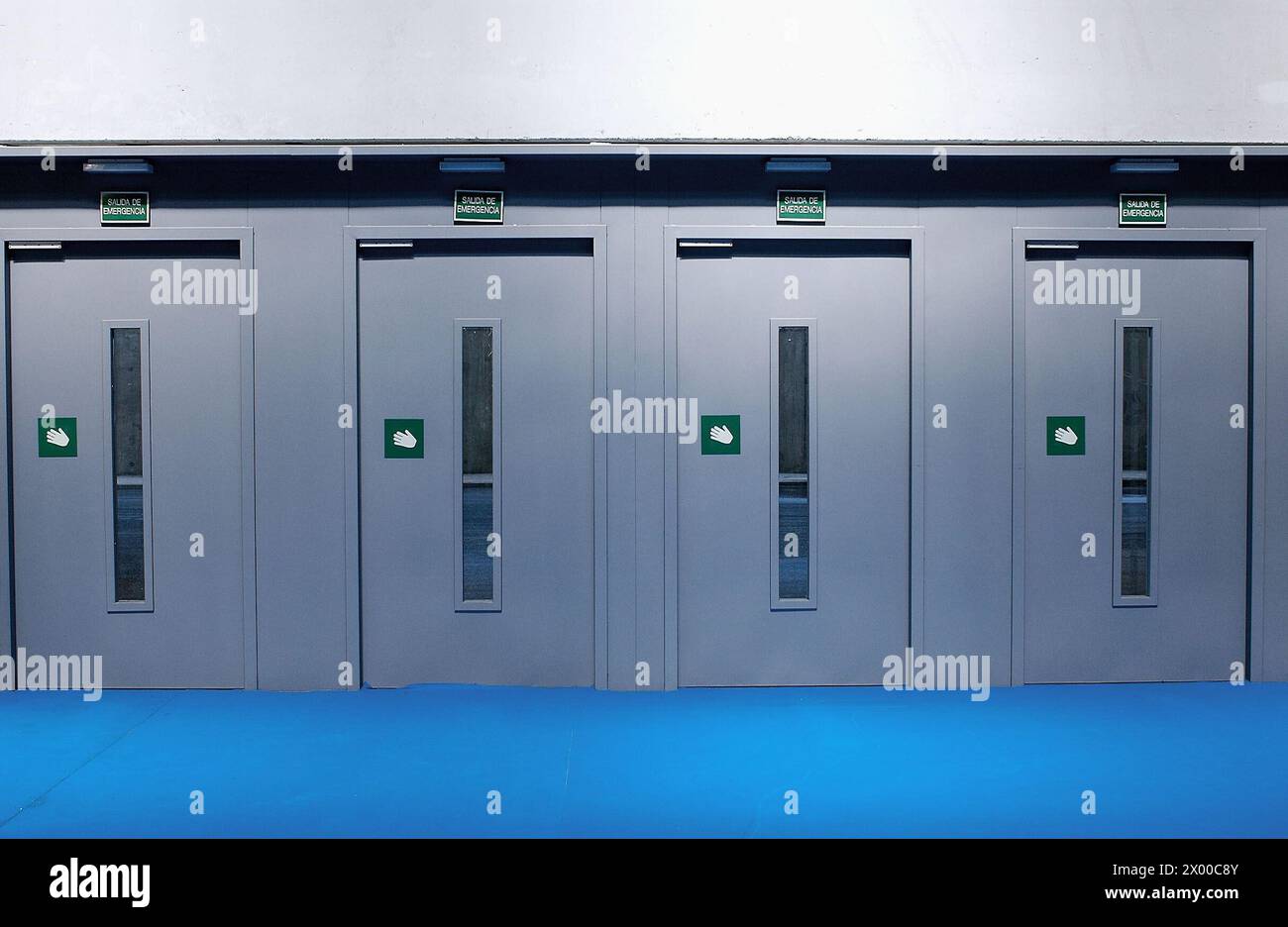 Accession doors to pavilion. Bilbao Exhibition Center (BEC). Barakaldo ...