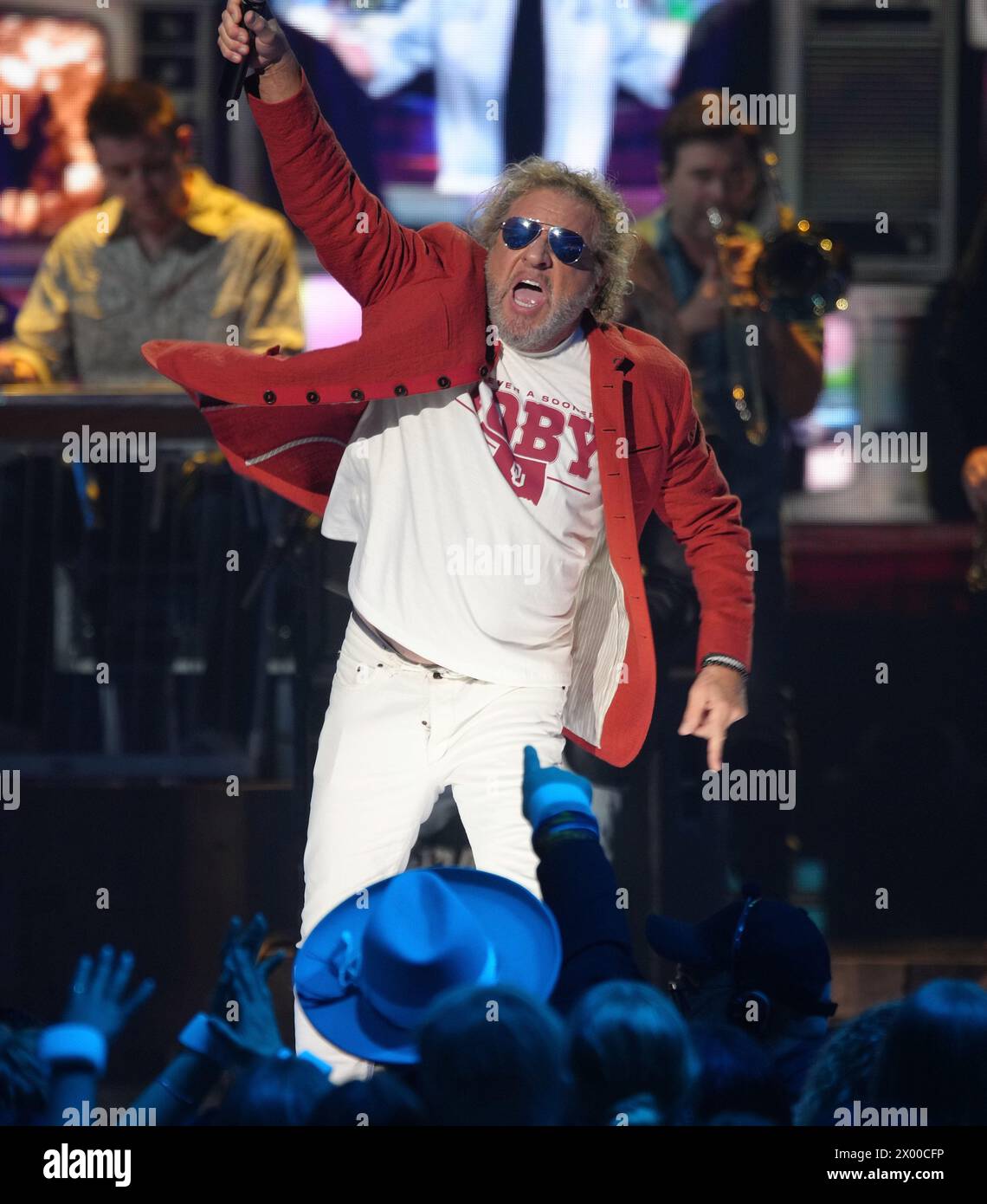 Sammy Hagar performs onstage during the 2024 CMT Music Awards at Moody ...