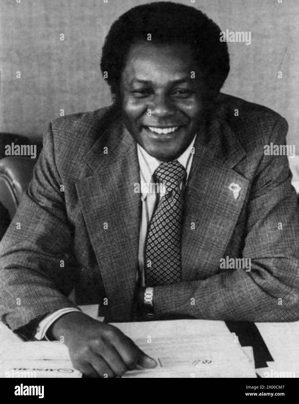 Photo of William Lucy at the Eugene V. Debs Dinner in Chicago, 1984 ...