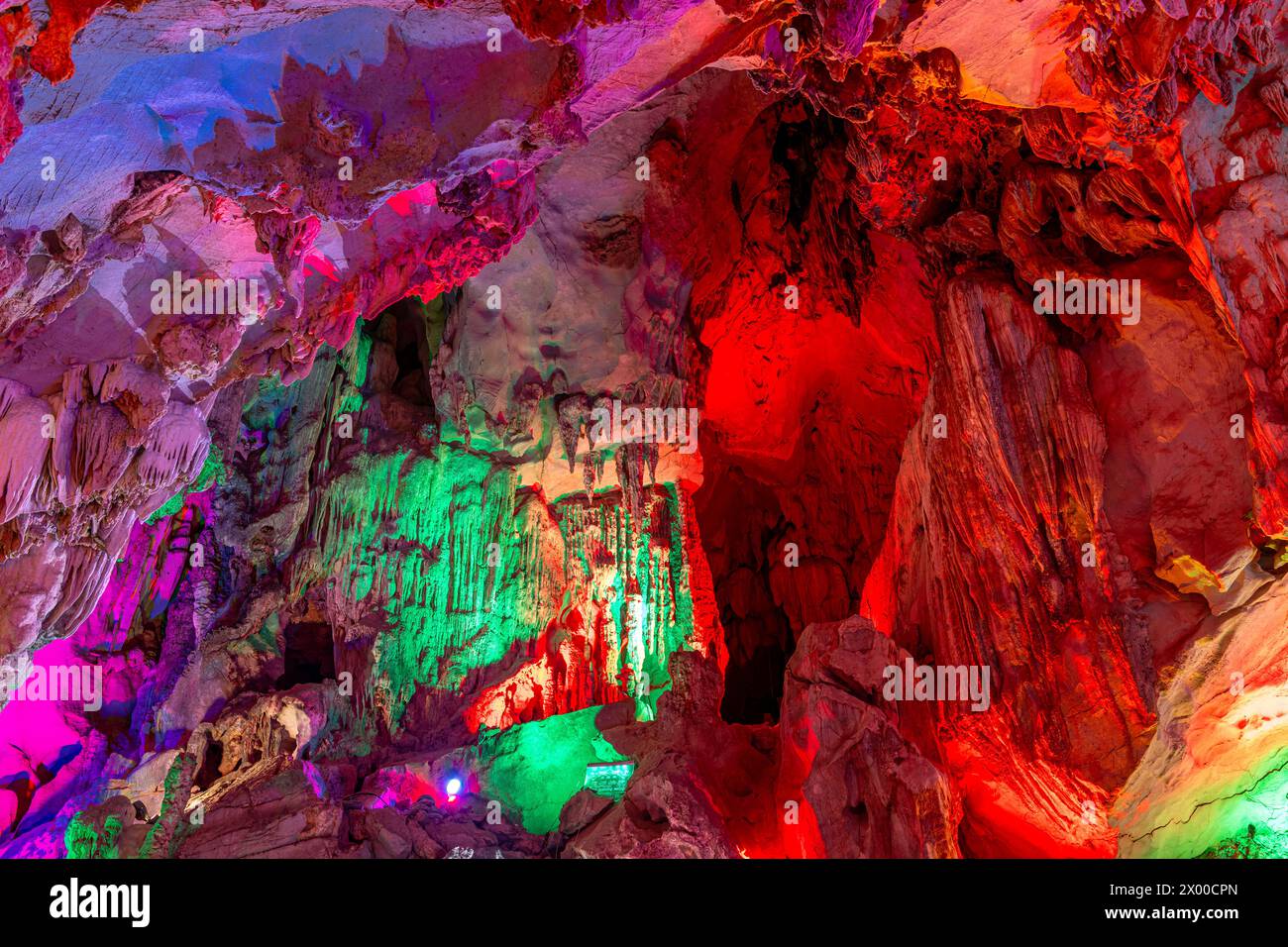 Silver Cave in Guilin, Guangxi Province, People's Republic of China ...
