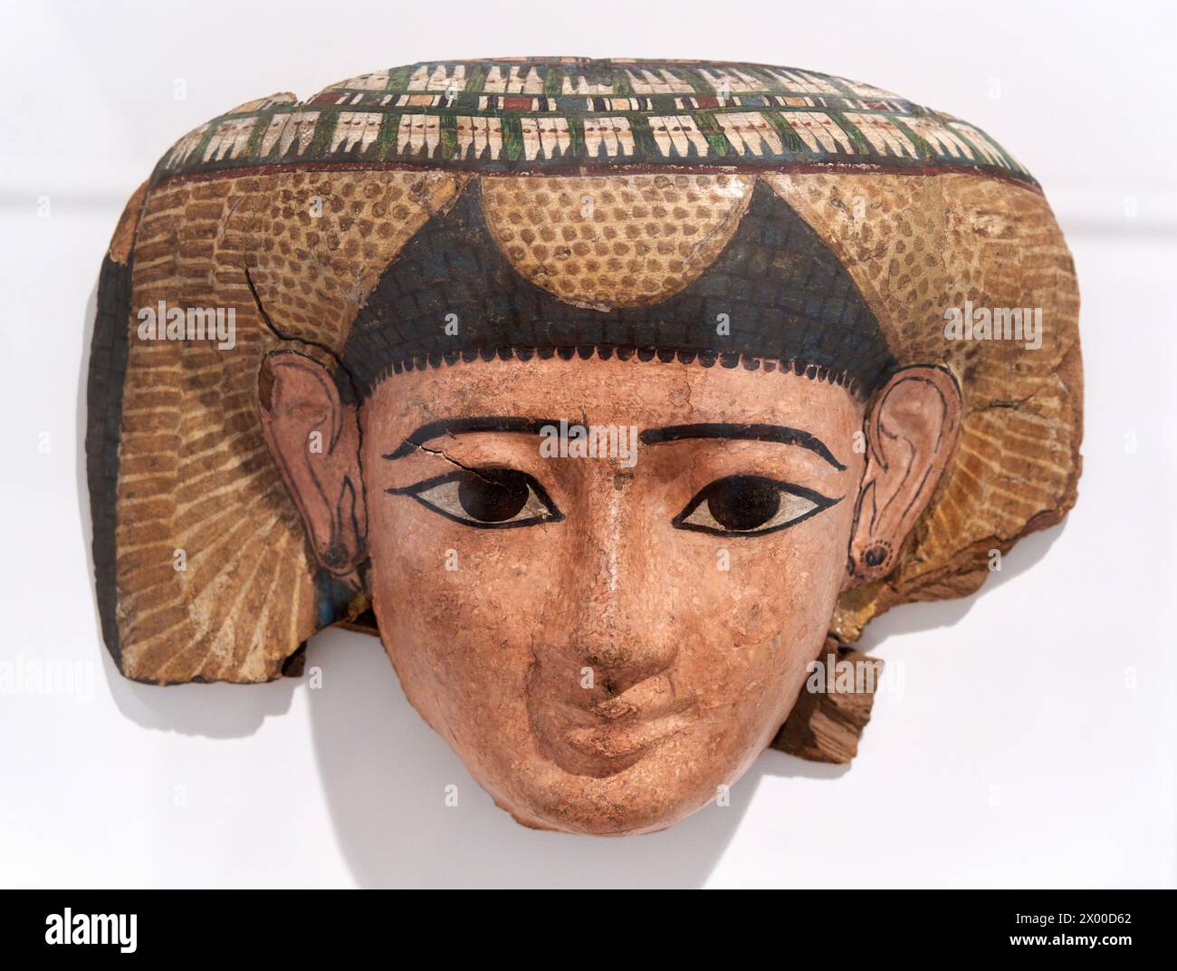 Máscara egipcia, Baja Época, 664-332 a. C., Egyptian Mask, Reina Sofia ...