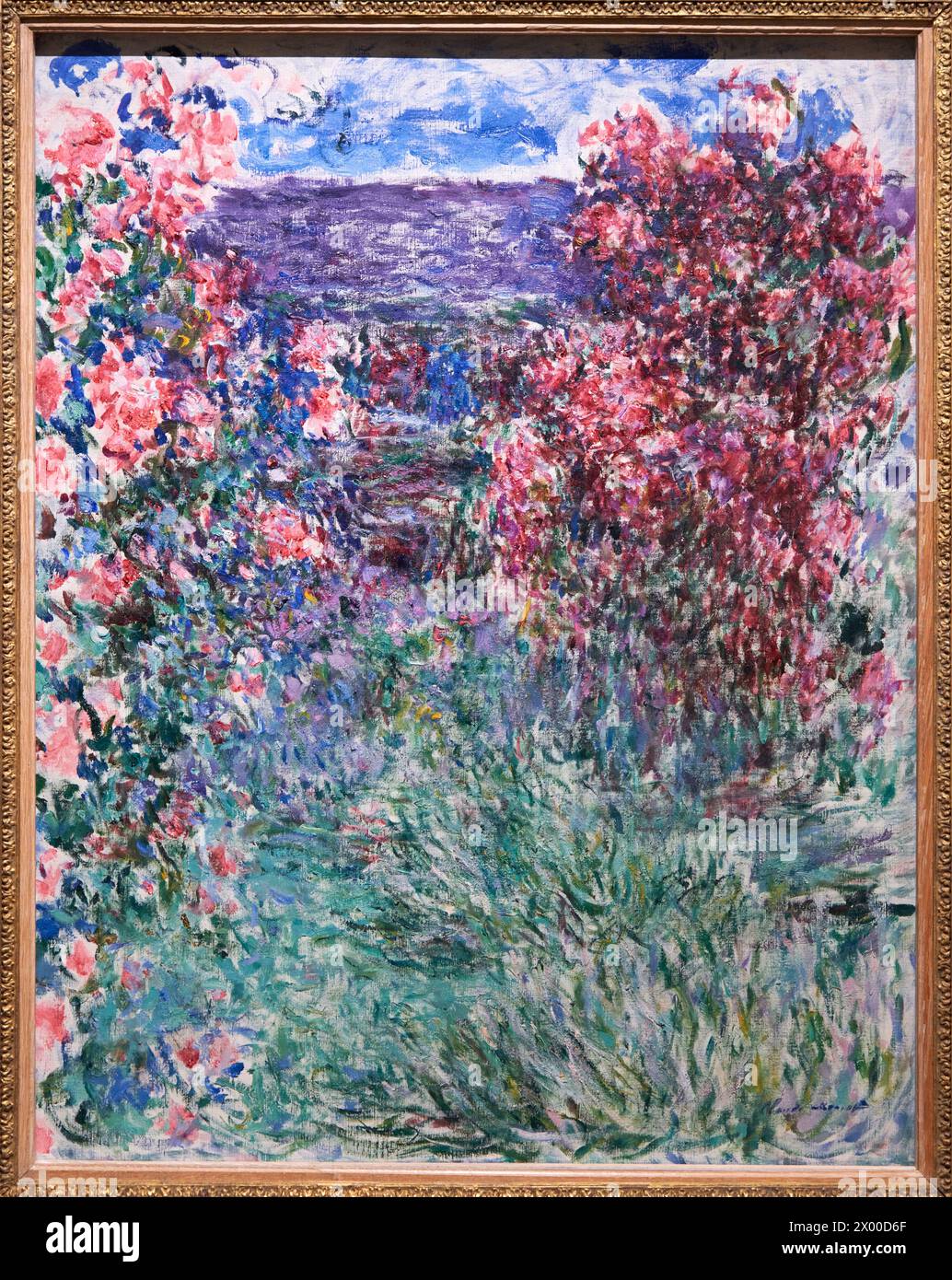 Claude Monet, (1840-1926),. The House among the Roses, 1925 Stock Photo ...
