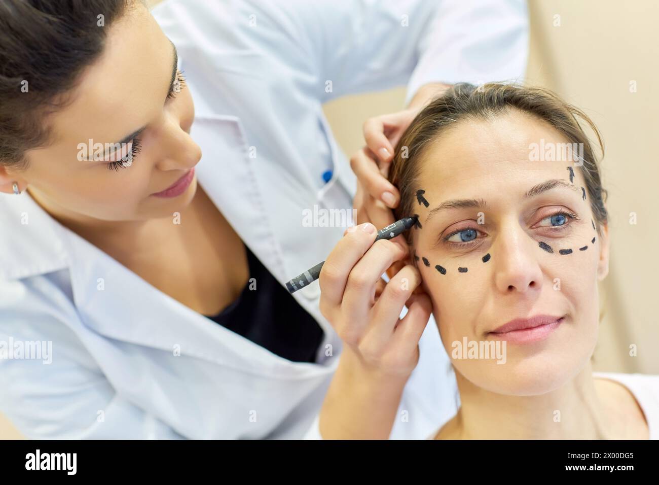 Facelift. Blepharoplasty. Rhytidoplasty. It involves stretching the ...