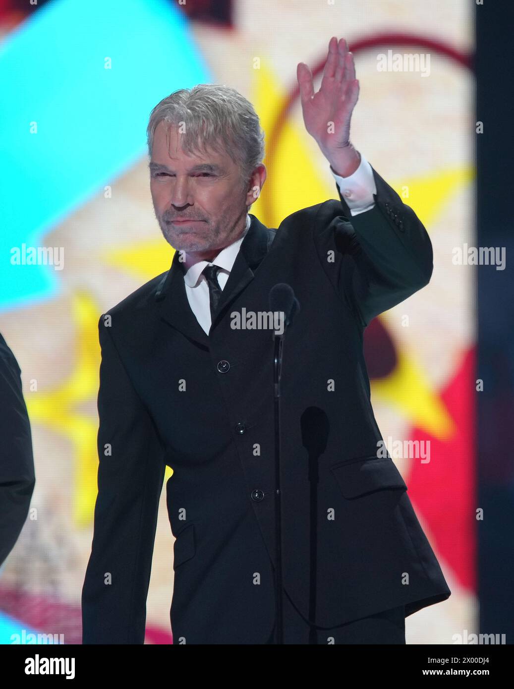 Billy Bob Thornton speaks onstage during the 2024 CMT Music Awards at ...