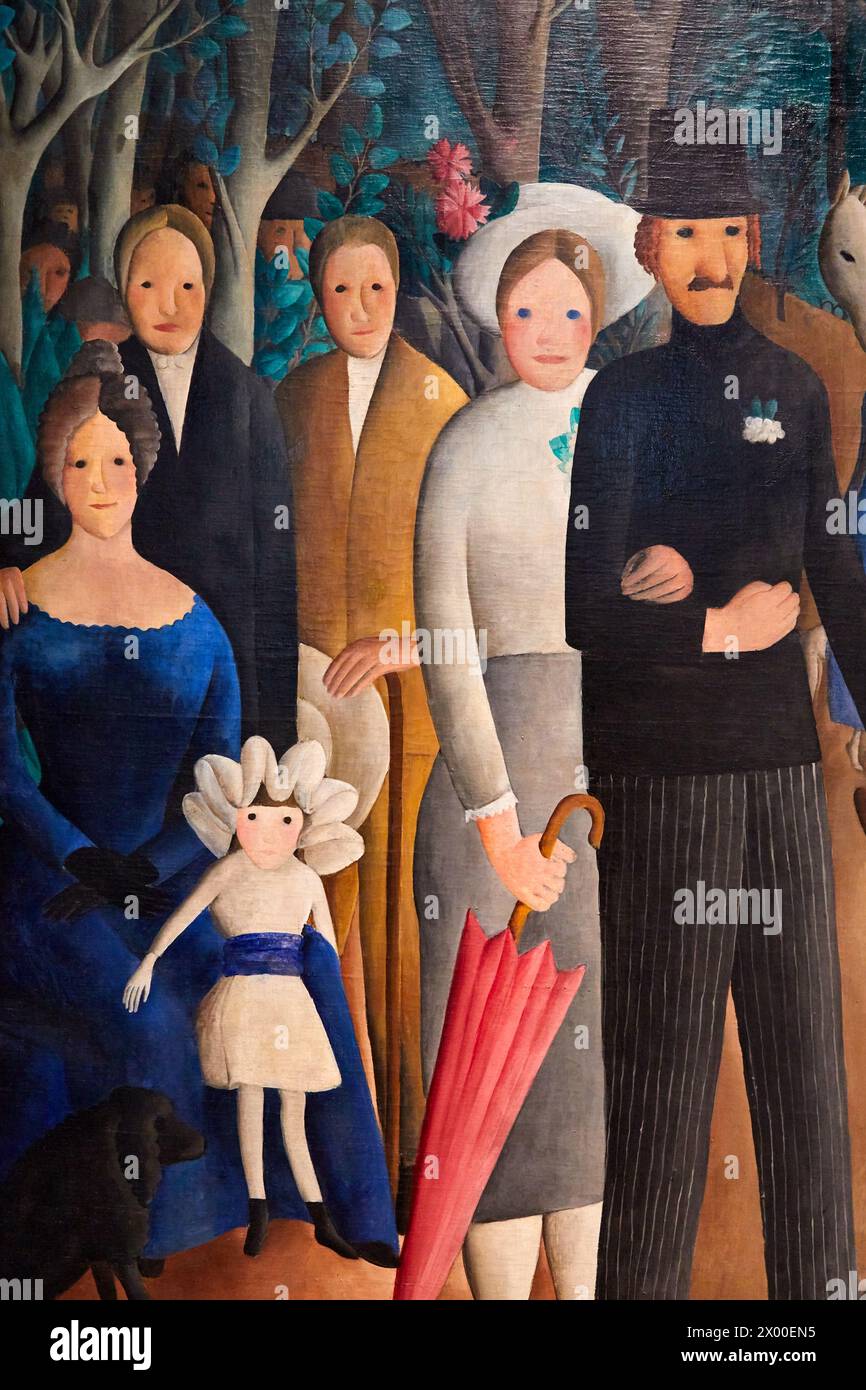 "A Wedding", c.1919-1923, Olga Sacharoff, National Museum of Catalan ...