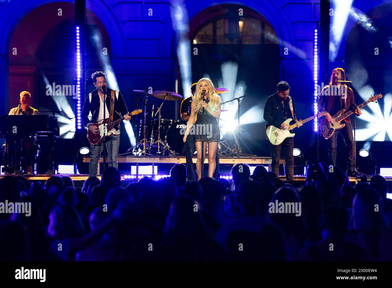 Austin, Texas, USA. 07th Apr, 2024. (L-R) In this image released on ...