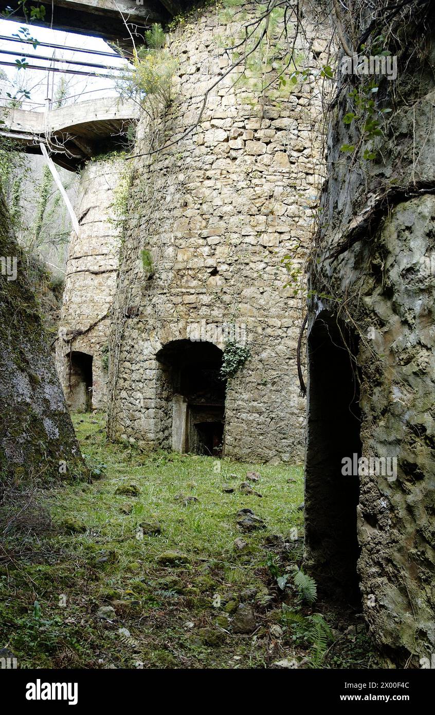 Old iron ore furnaces hi-res stock photography and images - Alamy