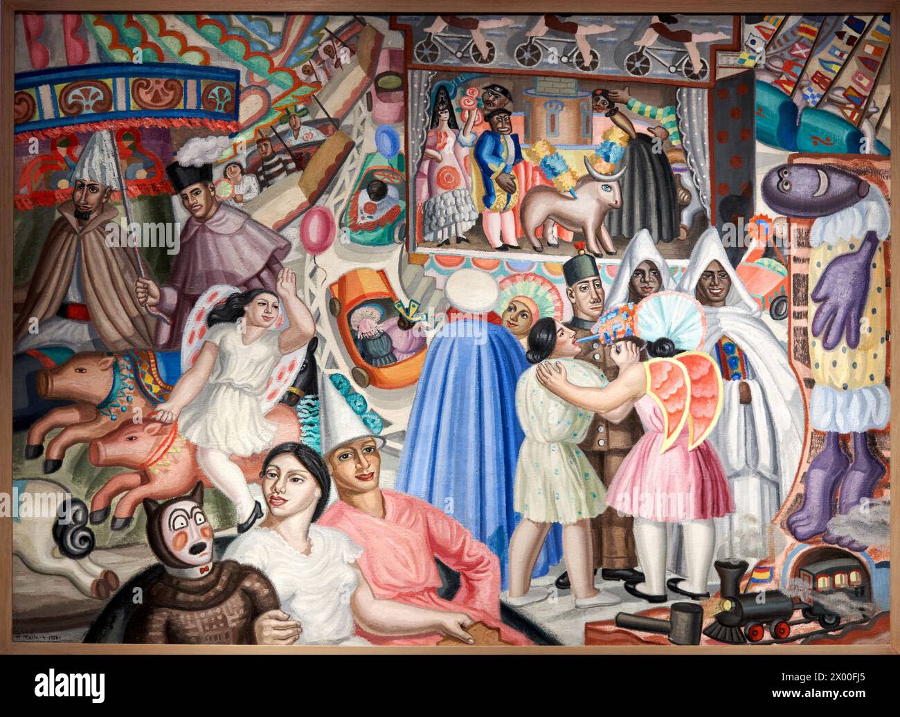 The Fair, 1928, Maruja Mallo (1902-1995), Thyssen Bornemisza Museum ...