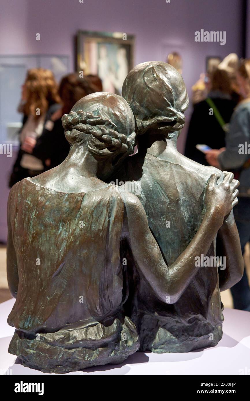 Girls, 1886, Marie Cazin (1844-1924 Stock Photo - Alamy