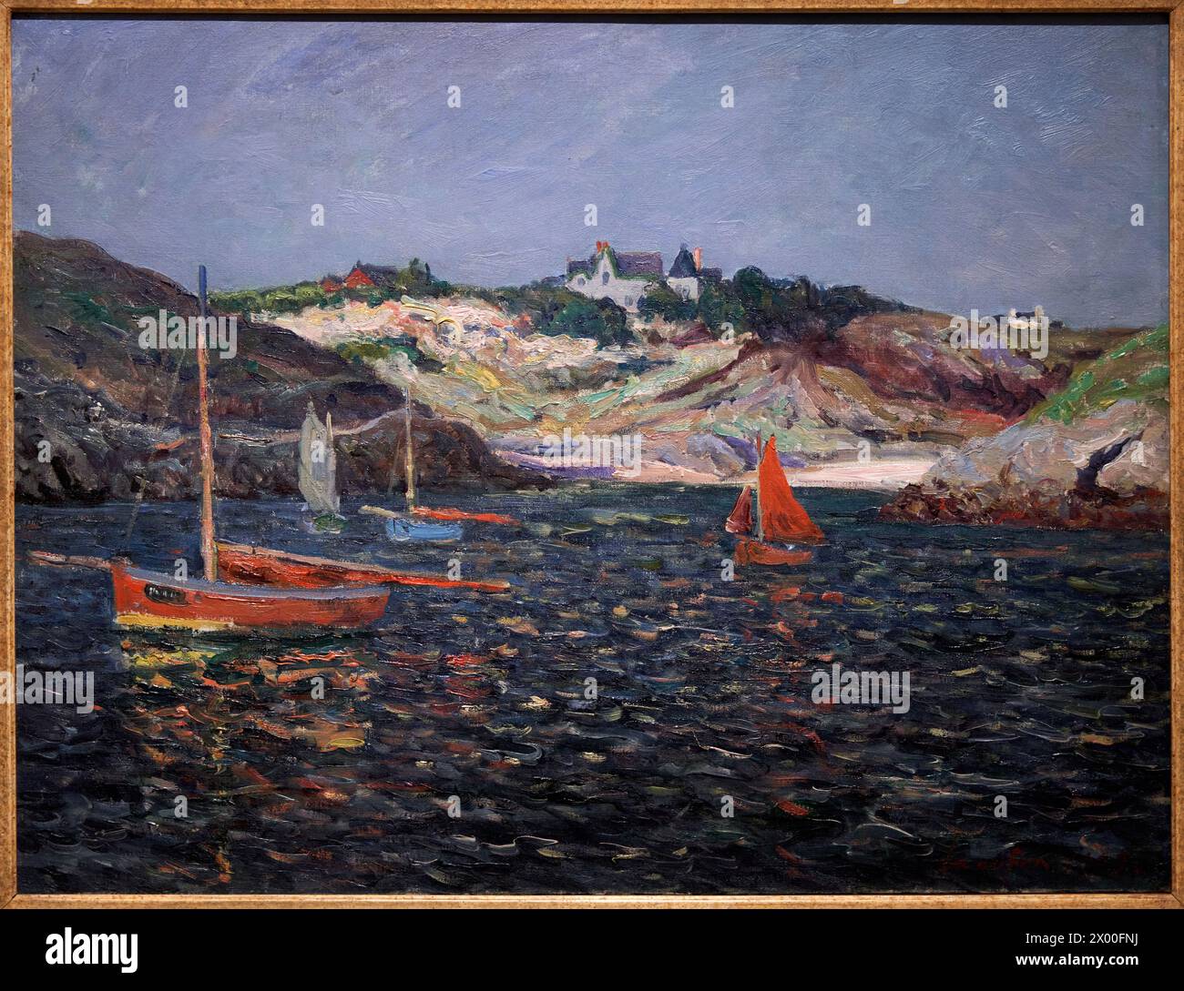 Maxime Maufra, (1861-1918), Entrance to the Port at Port-Goulphar ...