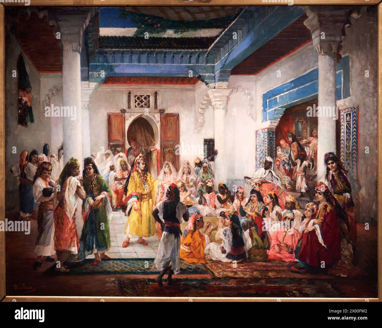 Childbirth Celebration in Morocco, 1872-1880, Alejandrina Gessler ...