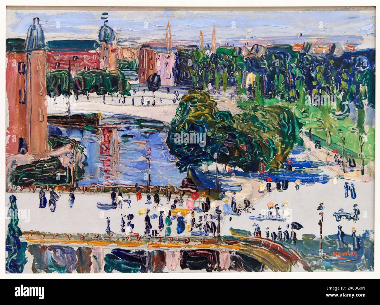 Amsterdam-View from the Window (Amsterdam-Blick aus dem Fenster), 1904 ...