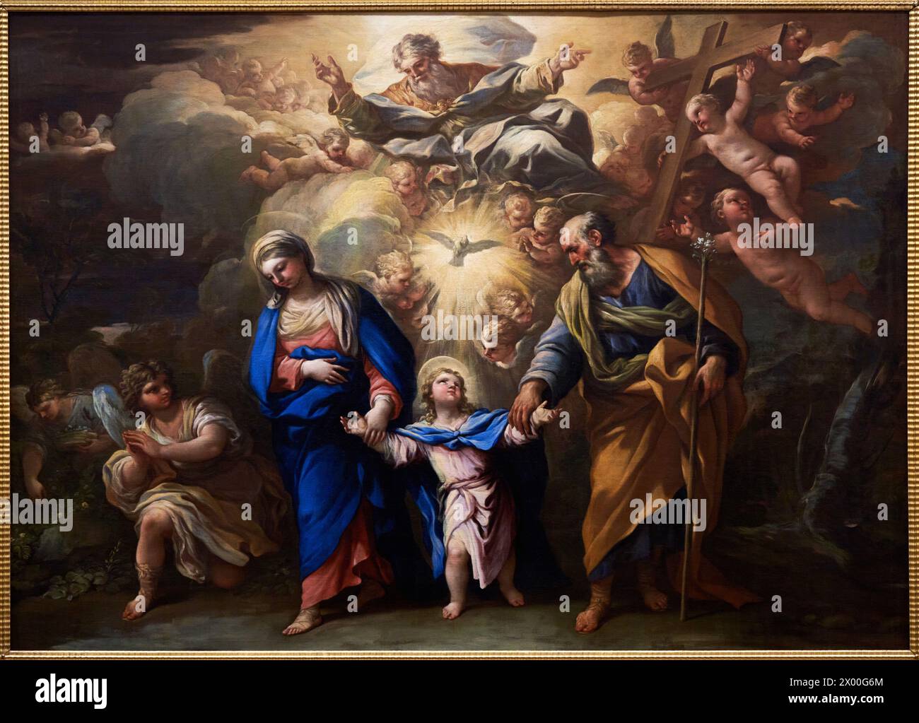 Luca Giordano, Naples, 1634 - 1705, The Trinity on Earth, c. 1692, Fine ...