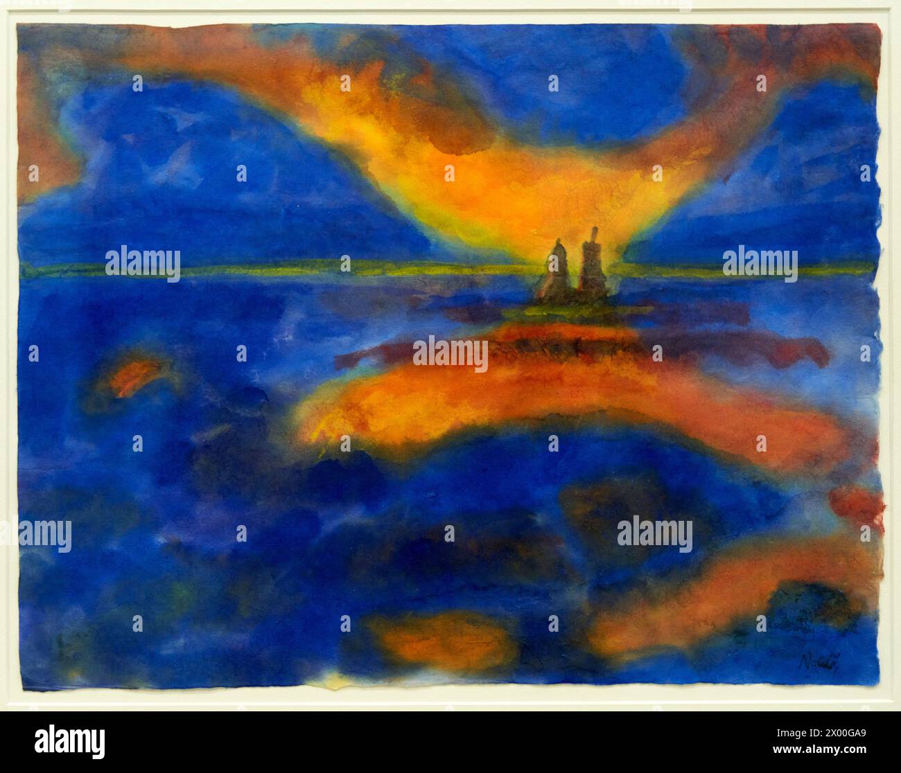 Emil Nolde, Nolde, 1867-Seebüll, 1956, Red Clouds, Thyssen Bornemisza ...