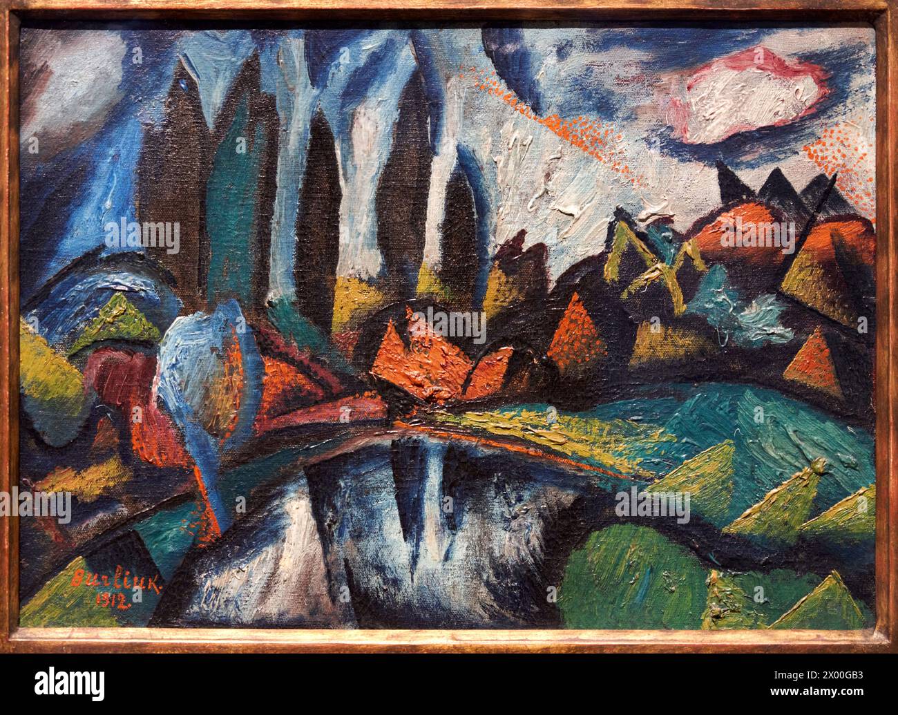 David Burliuk, Semyrotivka, 1882-Southampton, 1967, Landscape, 1912 ...