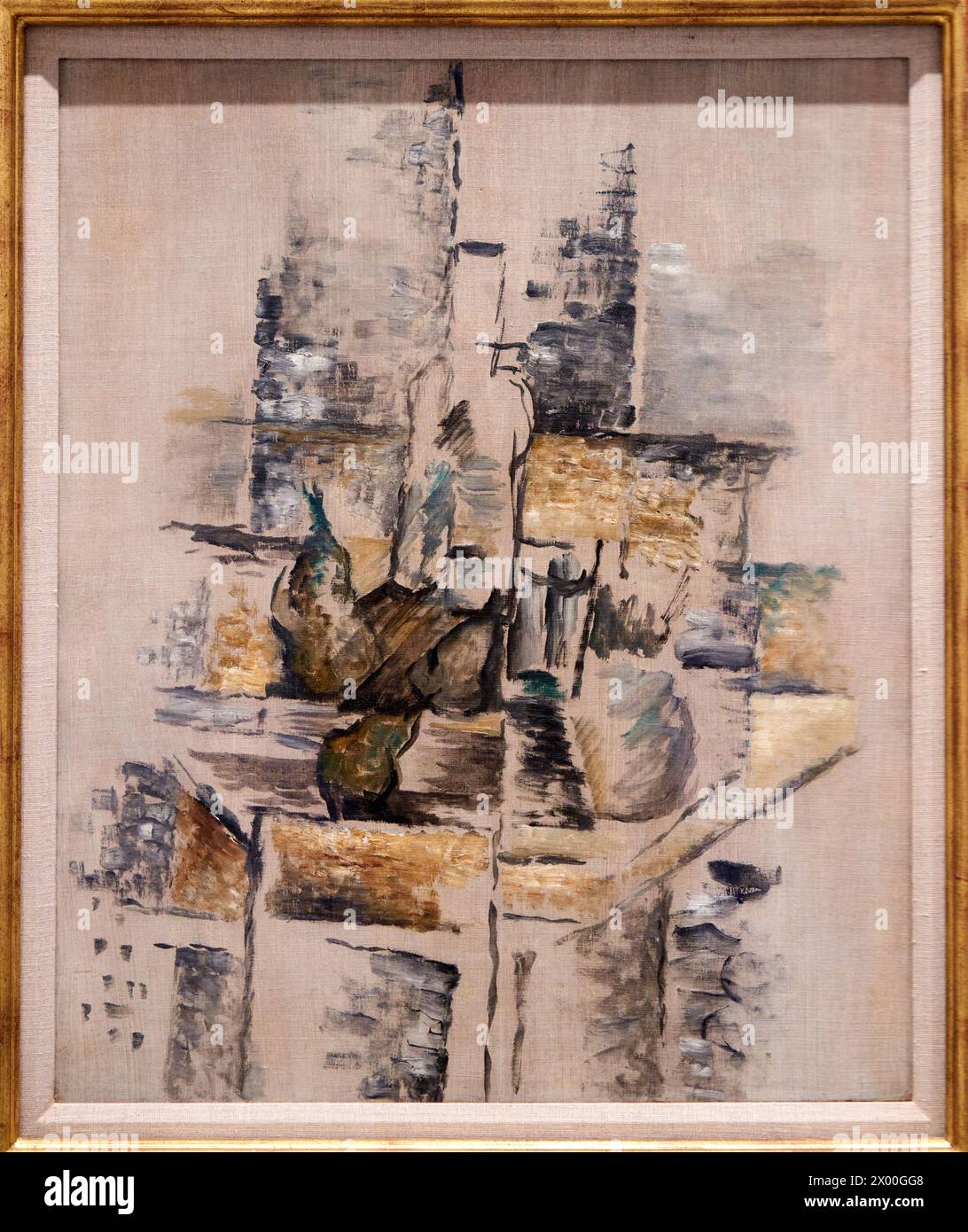 Bottle and Fruits, 1911, Georges Braque (1882-1963), Reina Sofia Museum ...