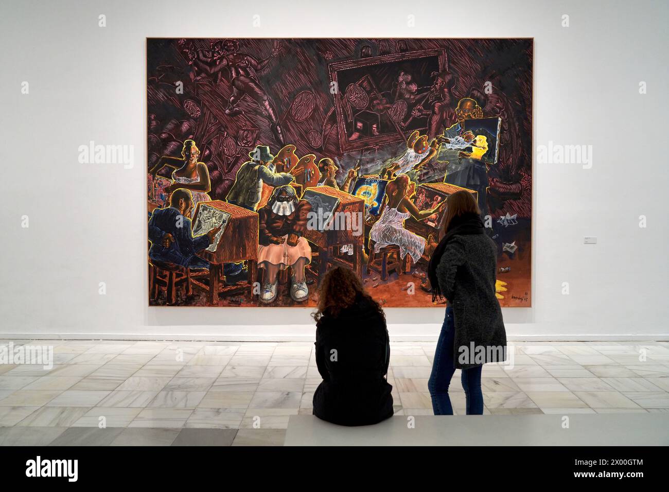 Visitors, Beautiful Voices, 1994-1995, Jörg Immendorff (1945-2007 ...