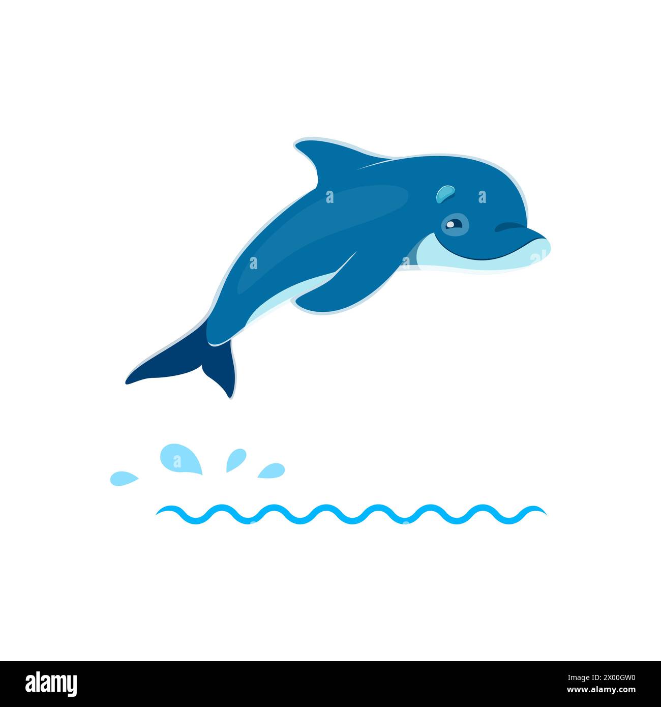 Dolphin character species hi-res stock photography and images - Alamy