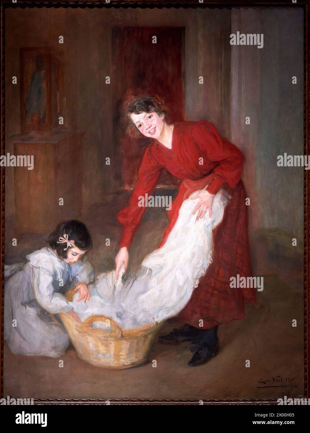 The Housewives, 1905, Lluïsa Vidal (1876-1918 Stock Photo - Alamy
