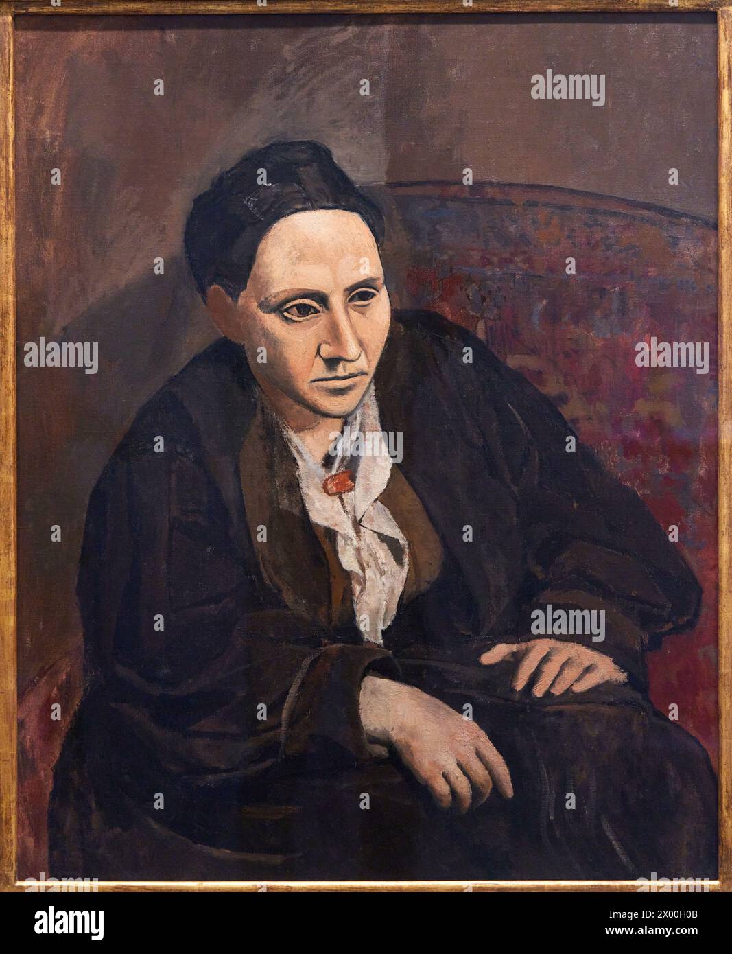 Gertrude Stein, 1905-1906, Pablo Picasso, Reina Sofia Museum, Madrid, Spain, Europe Stock Photo ...