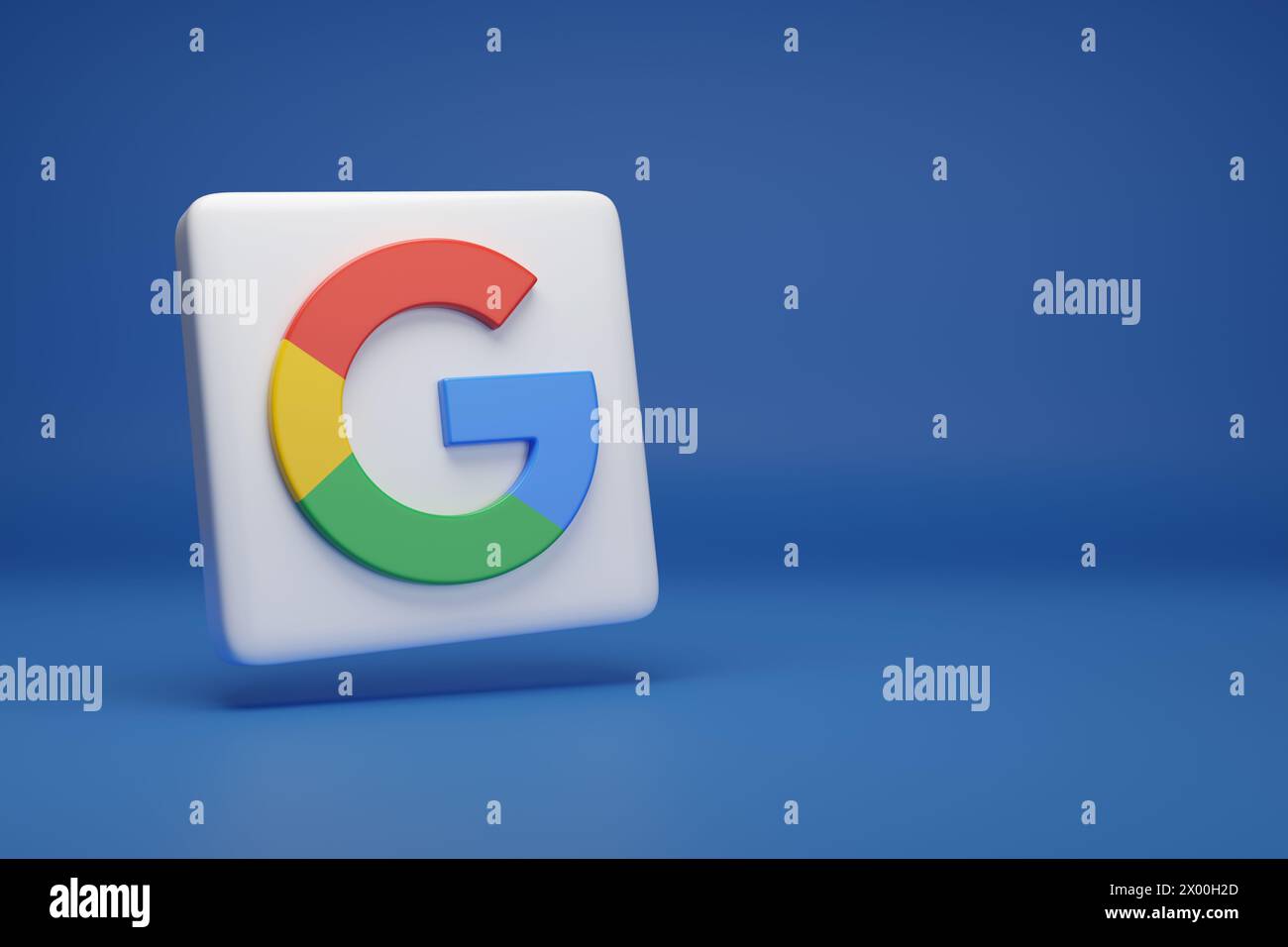 Buenos Aires, Argentina; April 5th 2024: Google logo in three ...