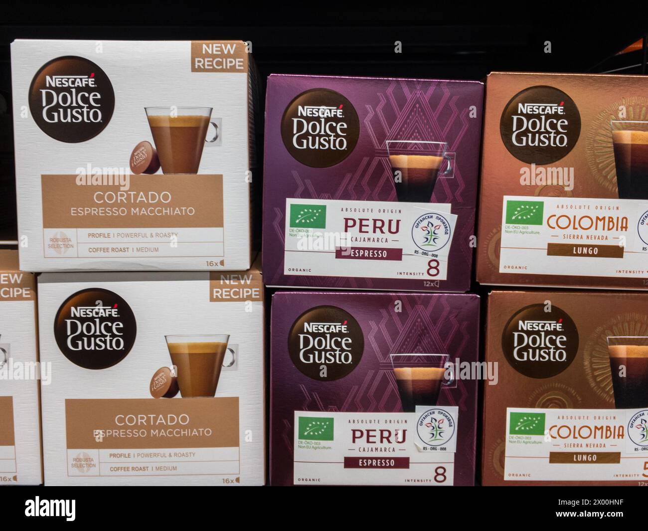 Picture of a sign with the logo of Dolce gusto on coffee pods for sale ...