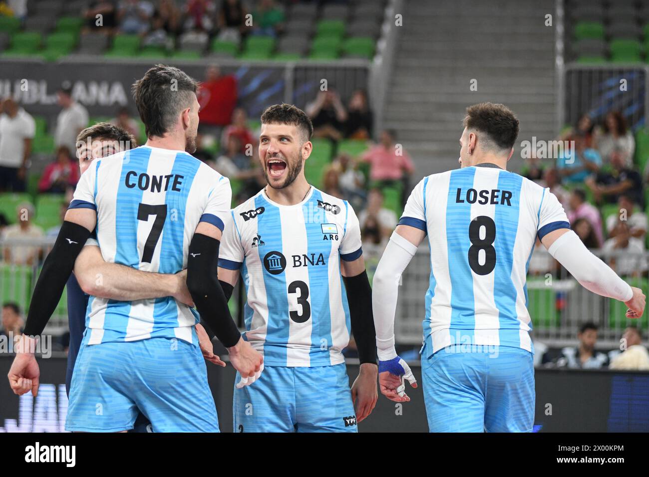 Santiago Danani, Facundo Conte, Jan Martinez Franchi. Agustín Loser ...