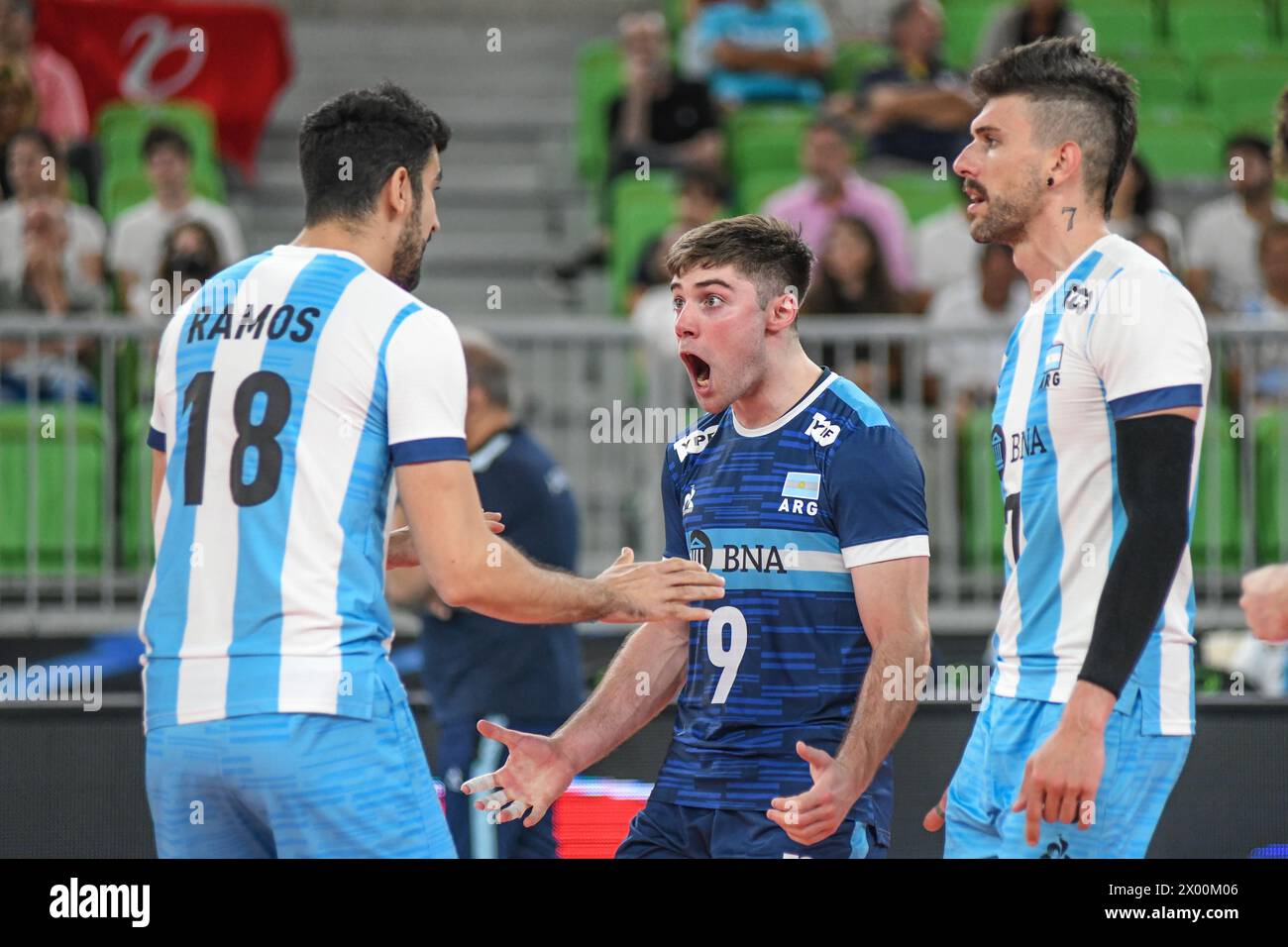 Martin Ramos, Facundo Conte, Santiago Danani (Argentina). Volleyball ...