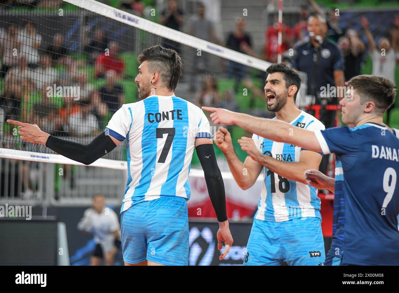 Martin Ramos, Facundo Conte, Santiago Danani (Argentina). Volleyball ...