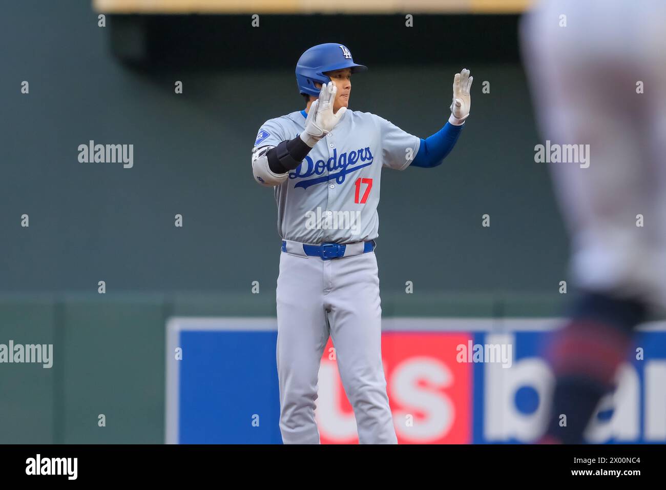 Minneapolis, Minnesota, USA. 8th Apr, 2024. Los Angeles Dodgers two-way ...