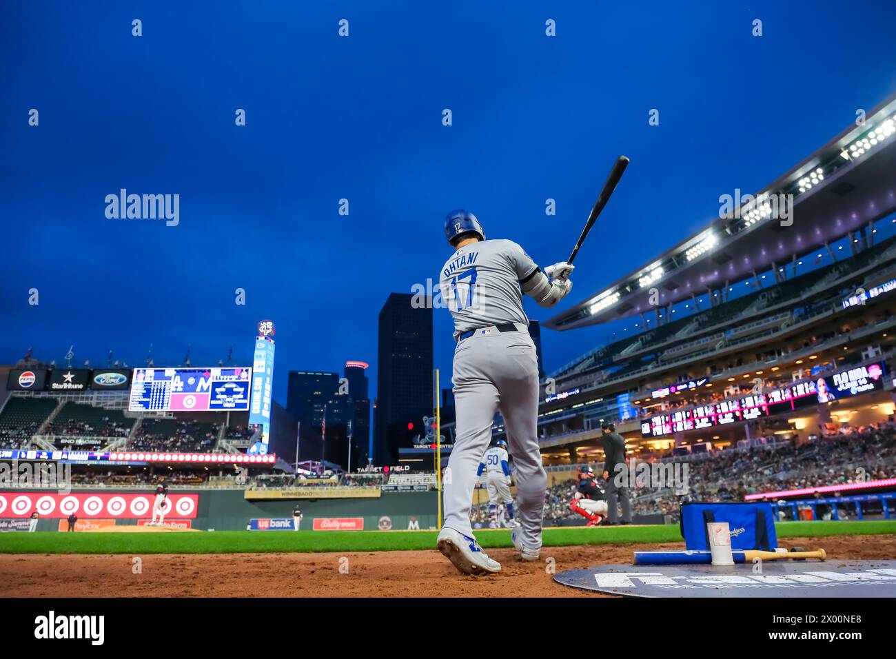 Minneapolis, Minnesota, USA. 8th Apr, 2024. Los Angeles Dodgers two-way ...