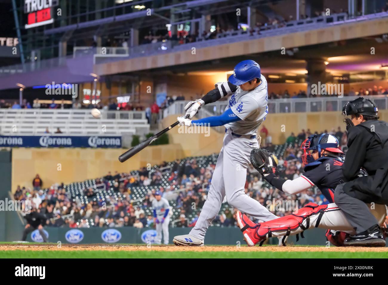 Minneapolis, Minnesota, USA. 8th Apr, 2024. Los Angeles Dodgers two-way ...