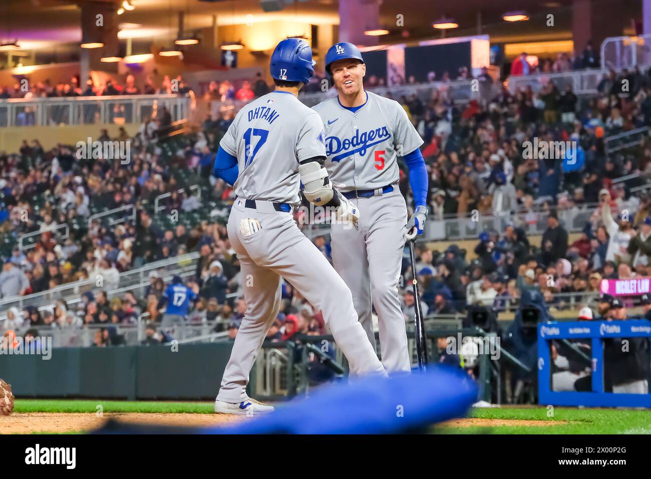 Minneapolis, Minnesota, USA. 8th Apr, 2024. Los Angeles Dodgers two-way ...