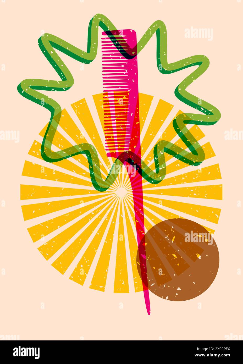 Comb shapes hi-res stock photography and images - Alamy