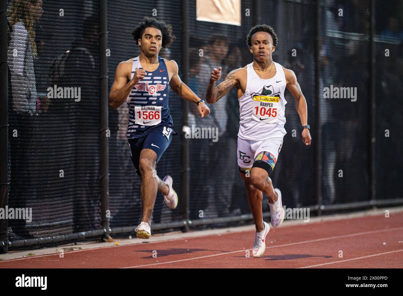Daniel Harper of El Cerrito (right) wins the seeded 200 meter dash in ...
